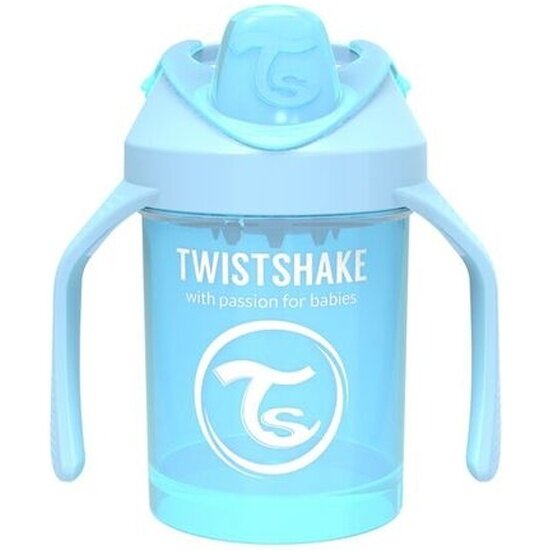 Поильник Twistshake Mini Cup 230 мл, 4 мес+, пастельный синий (Pastel Blue), 78268