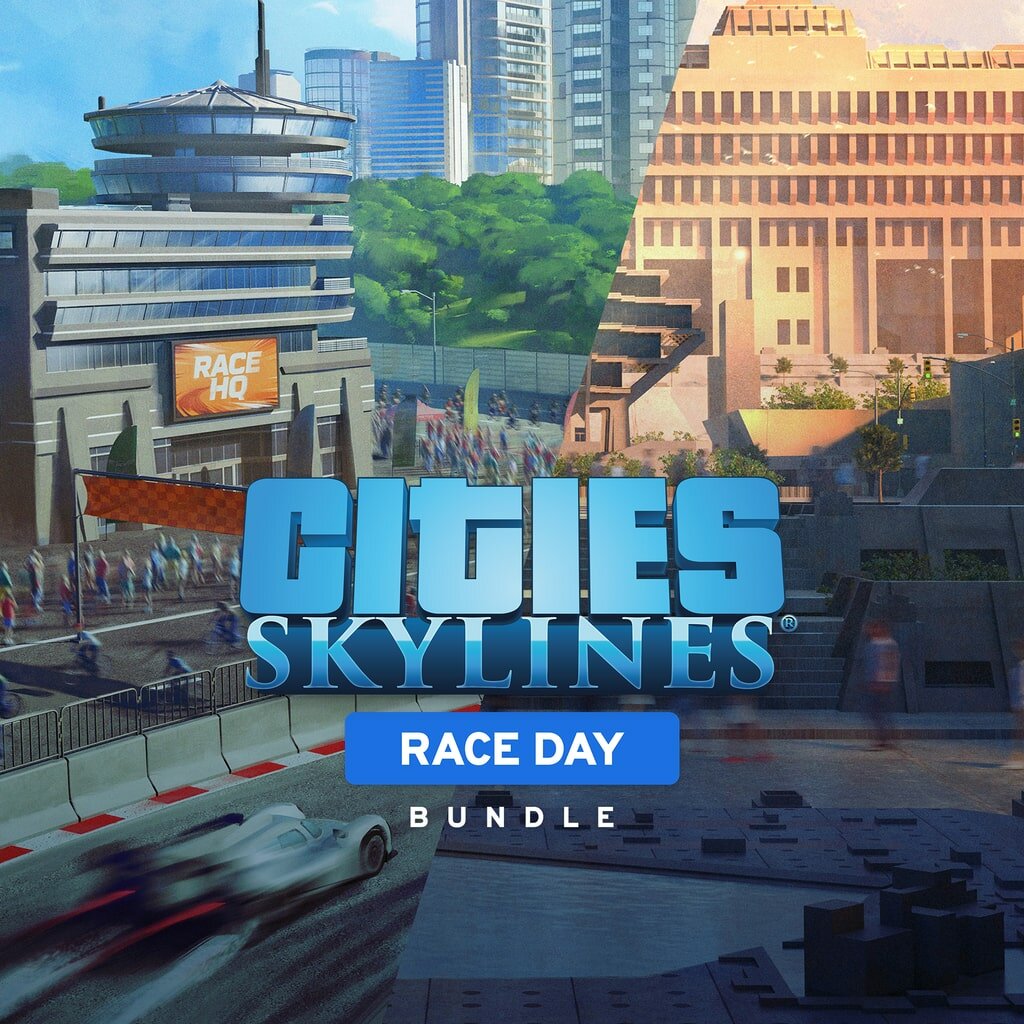 Дополнение Cities: Skylines - Race Day Bundle, цифровое издание PlayStation 4, регион Турция / код пополнения баланса