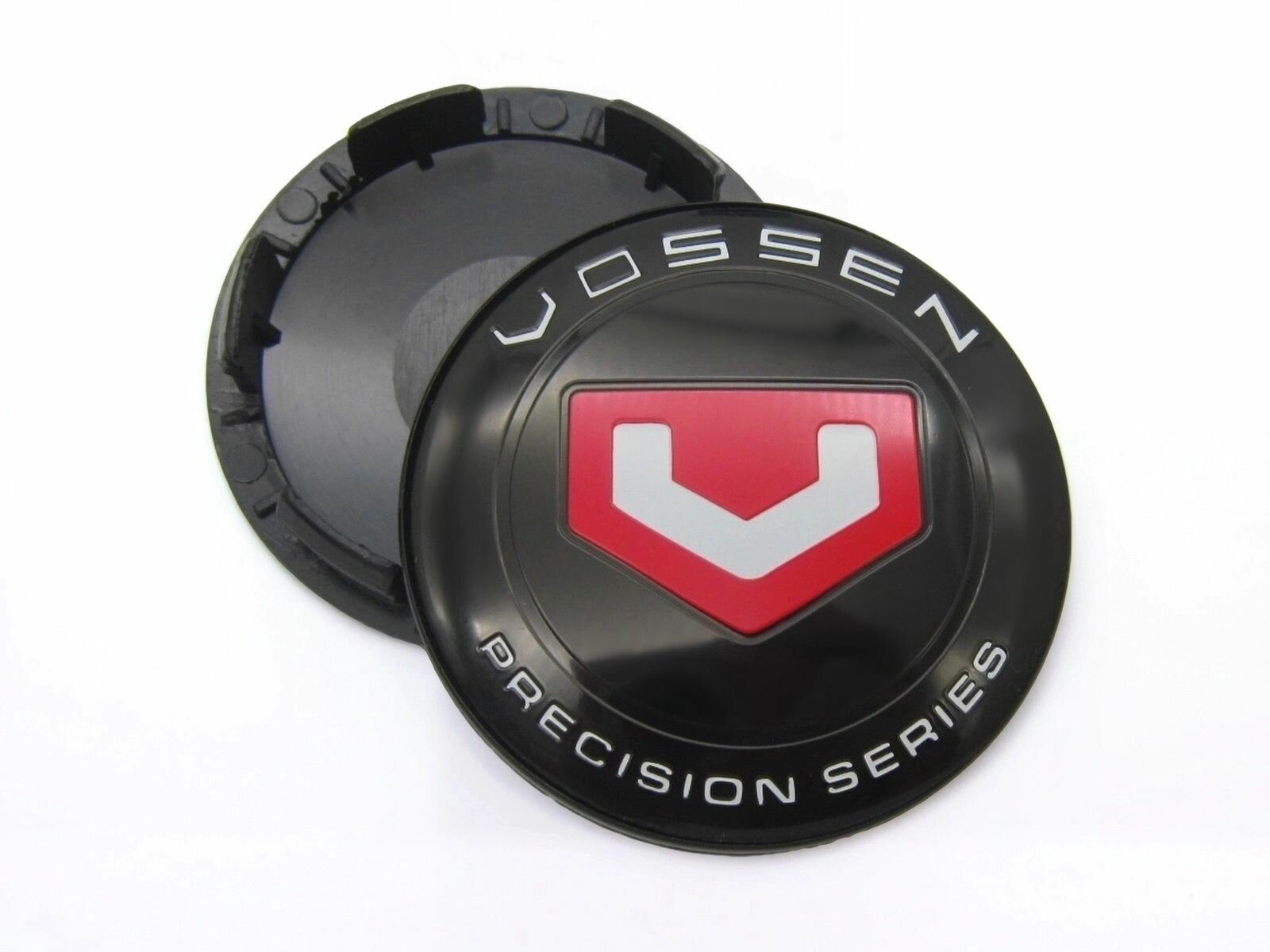Колпачок заглушка на литой диск КиК VOSSEN PS black 62/55/10, 1 шт.