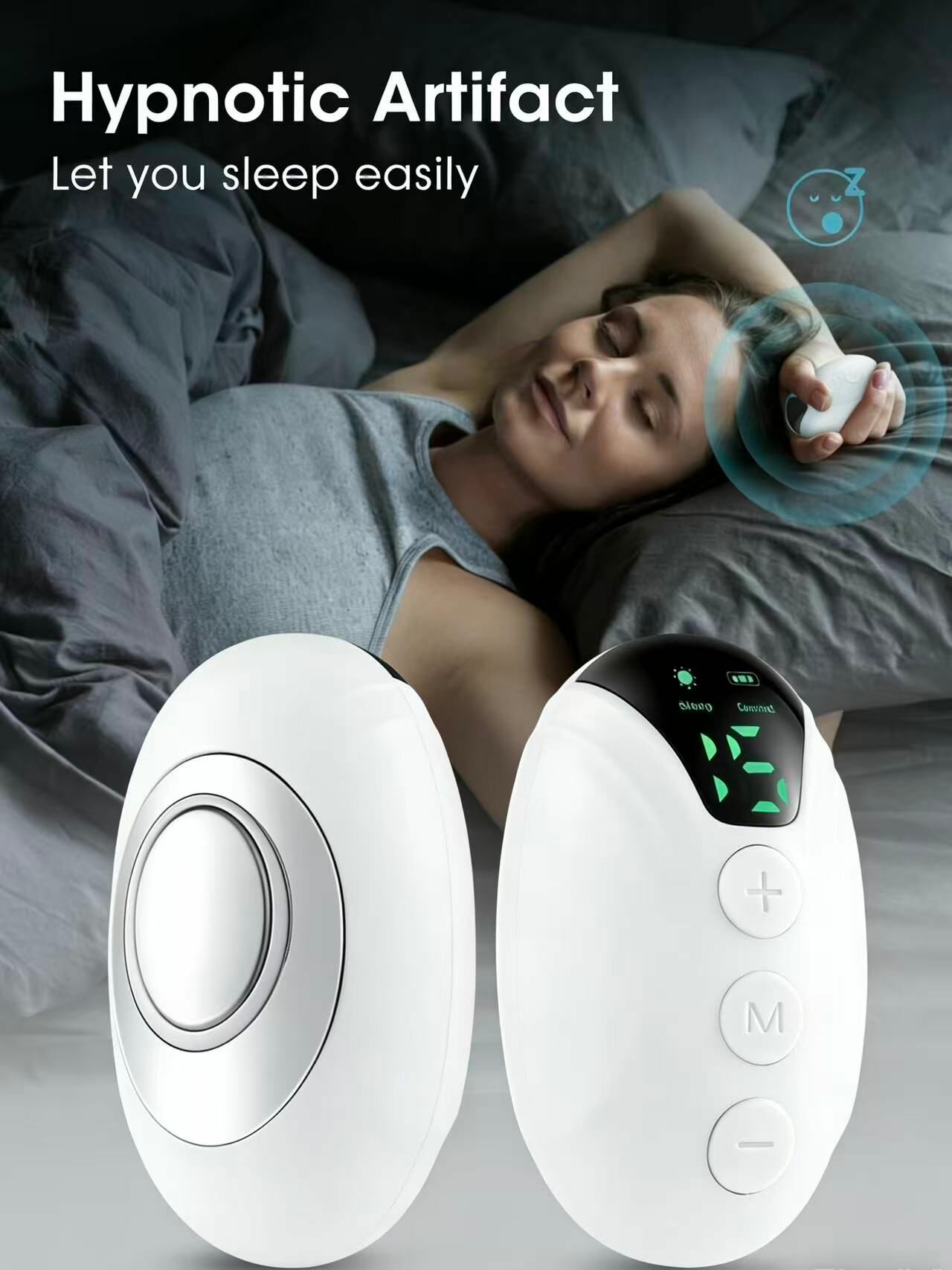 Микротоковый массажёр для сна от бессонницы Palm sleep massager