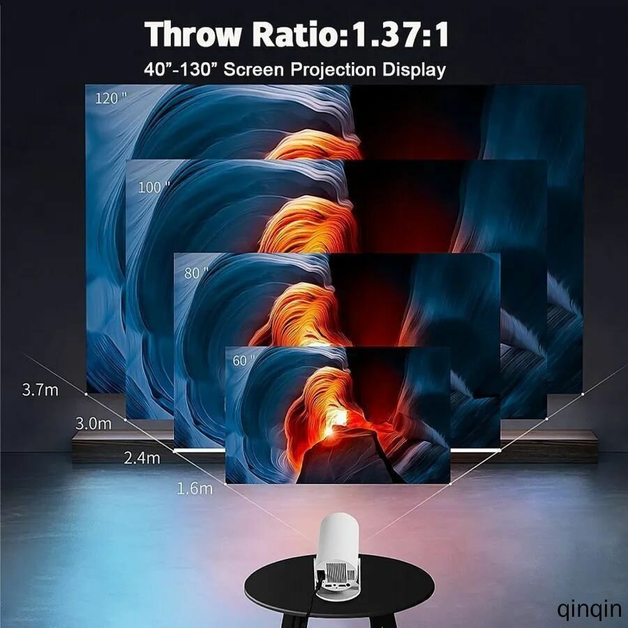 Гобо-проектор hy300 projector, белый