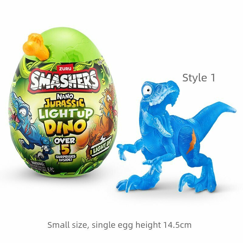 Игрушка Zuru Blast Boy Glacier Dinosaur Escape: светящееся яйцо динозавра с археологическими находками для мальчиков, в