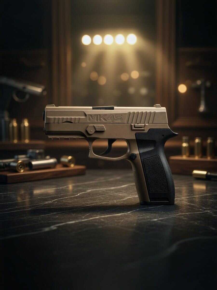 Пневматический пистолет Кросман МК45 (Crosman MK45) 4.5 мм песочный