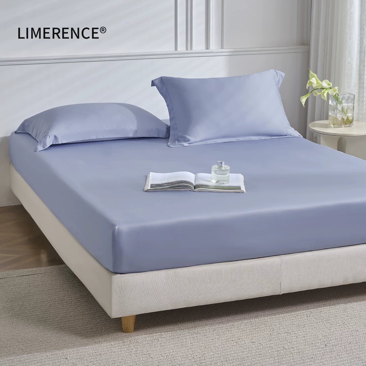 Комплект постельного белья Limerence: 100 нитей Tencel, пододеяльник из лиоцелла Lenzing с гиалуроновой кислотой,