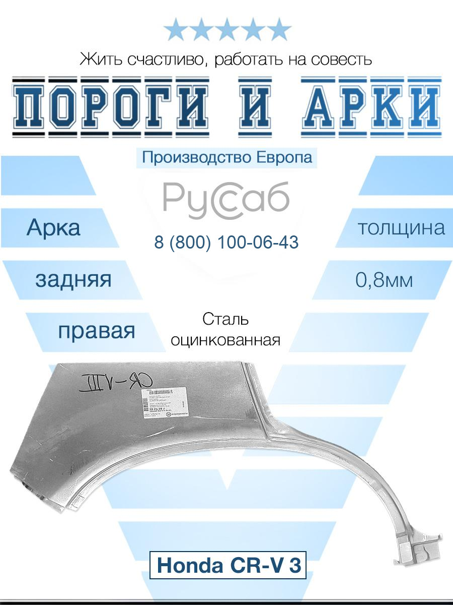 Арка правая для Honda CR-V 2006-2012 (Klokkerholm)