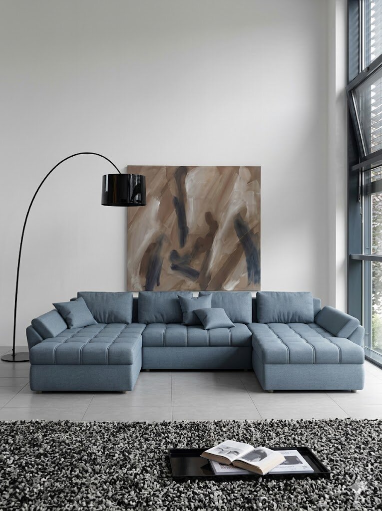 Диван угловой Harizma-Mebel Версаль-3 мод4, еврокнижка, антивандальный, 295x165x85 см
