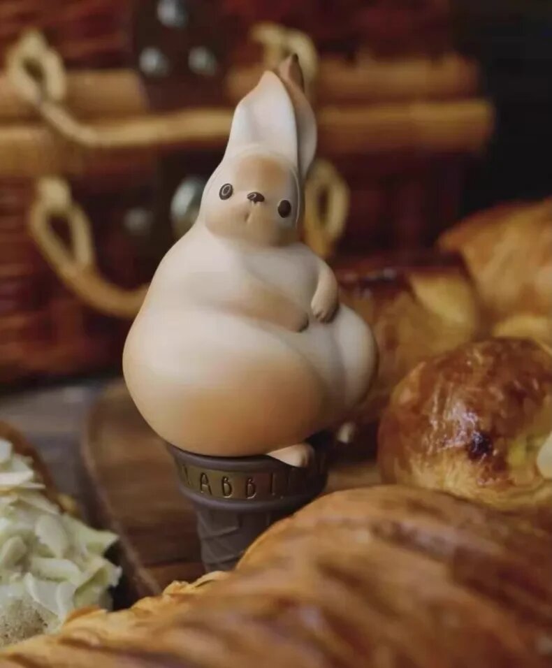 Фигурка Sooya BBangBBaRabbit с мороженым chocolate