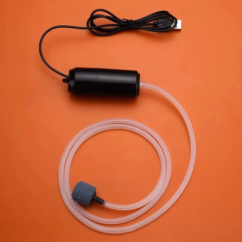Мини-компрессор для аквариума USB, Black