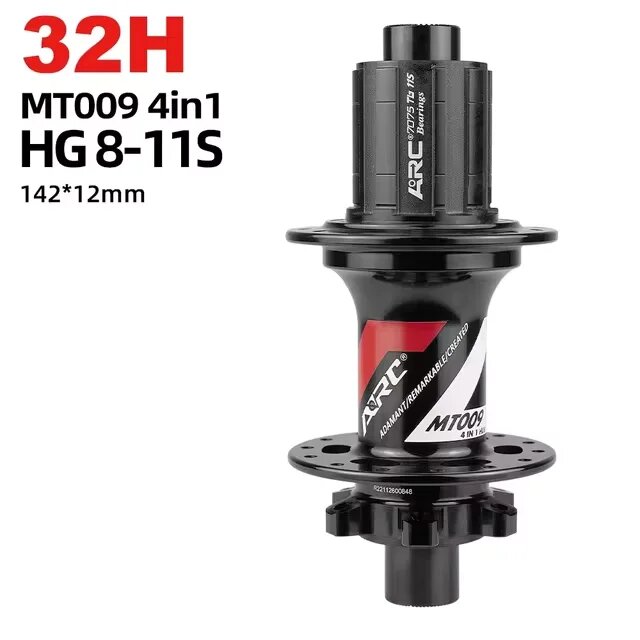 ARC MT009 Втулка задняя 32H HG 8-11S 142*12mm