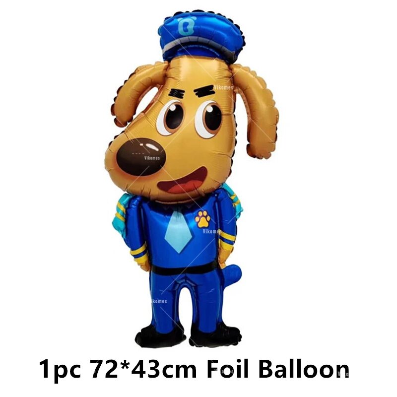 Комплект для праздника "Собака Человек", 18 латексных шаров, Potdemiel 1pcs Foil Balloons