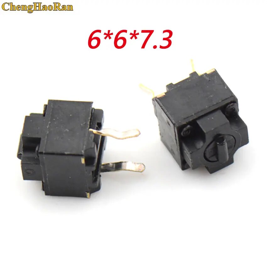 Микропереключатели ChengHaoRan, квадратные, пластиковые, 2-контактные 5 PCS