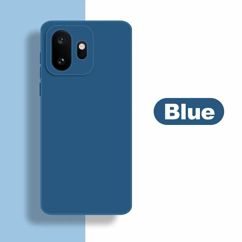 Оригинальный Жидкий Силиконовый Защитный Чехол Для Oneplus Camera 15T 15 OnePlus Ace 6T, Синий, Blue