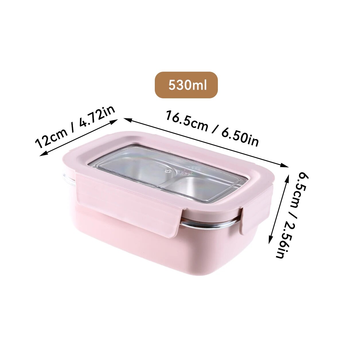 Ланч-бокс WORTHBUY Pink 530ml