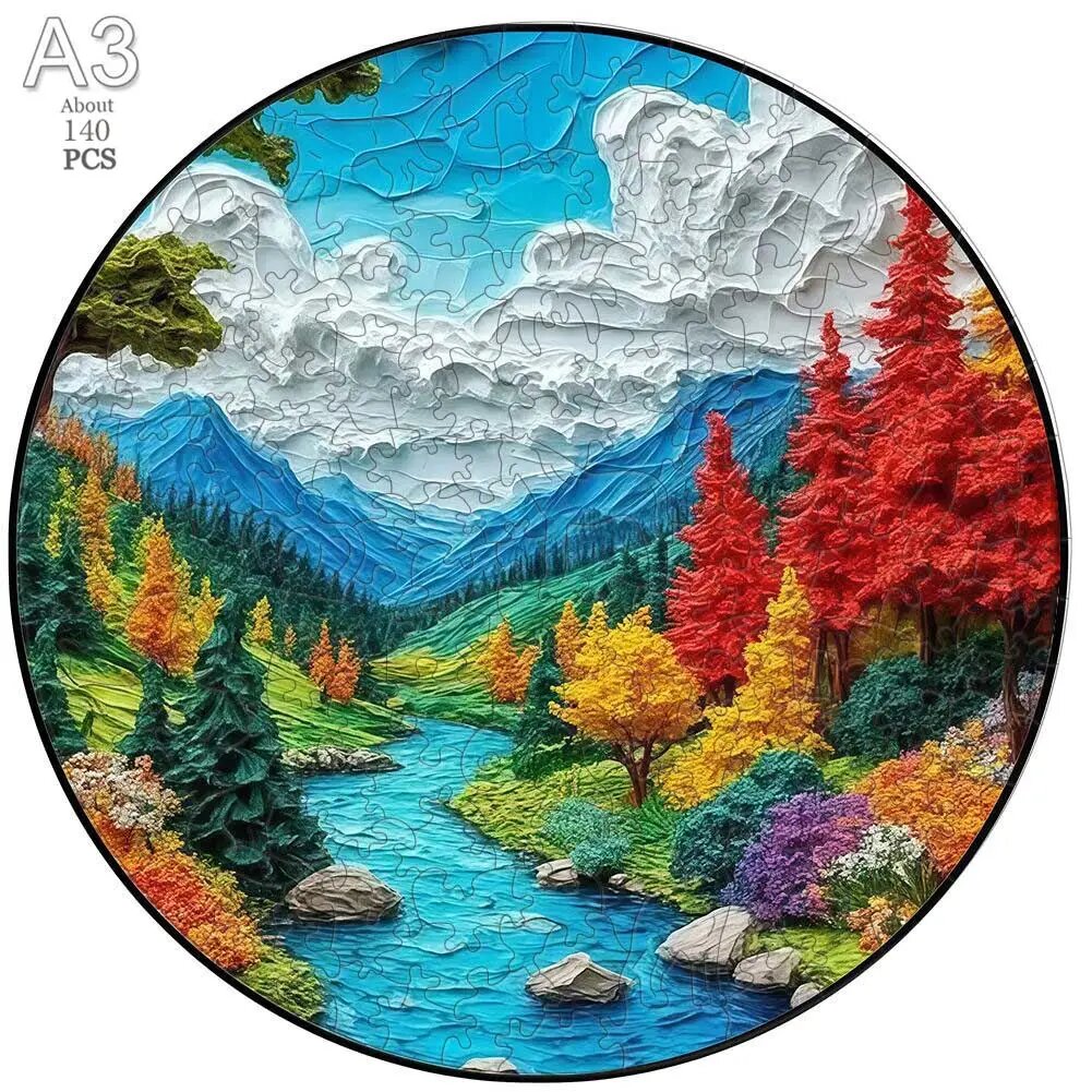 Деревянные пазлы животные TT-YPAN-6369-A3