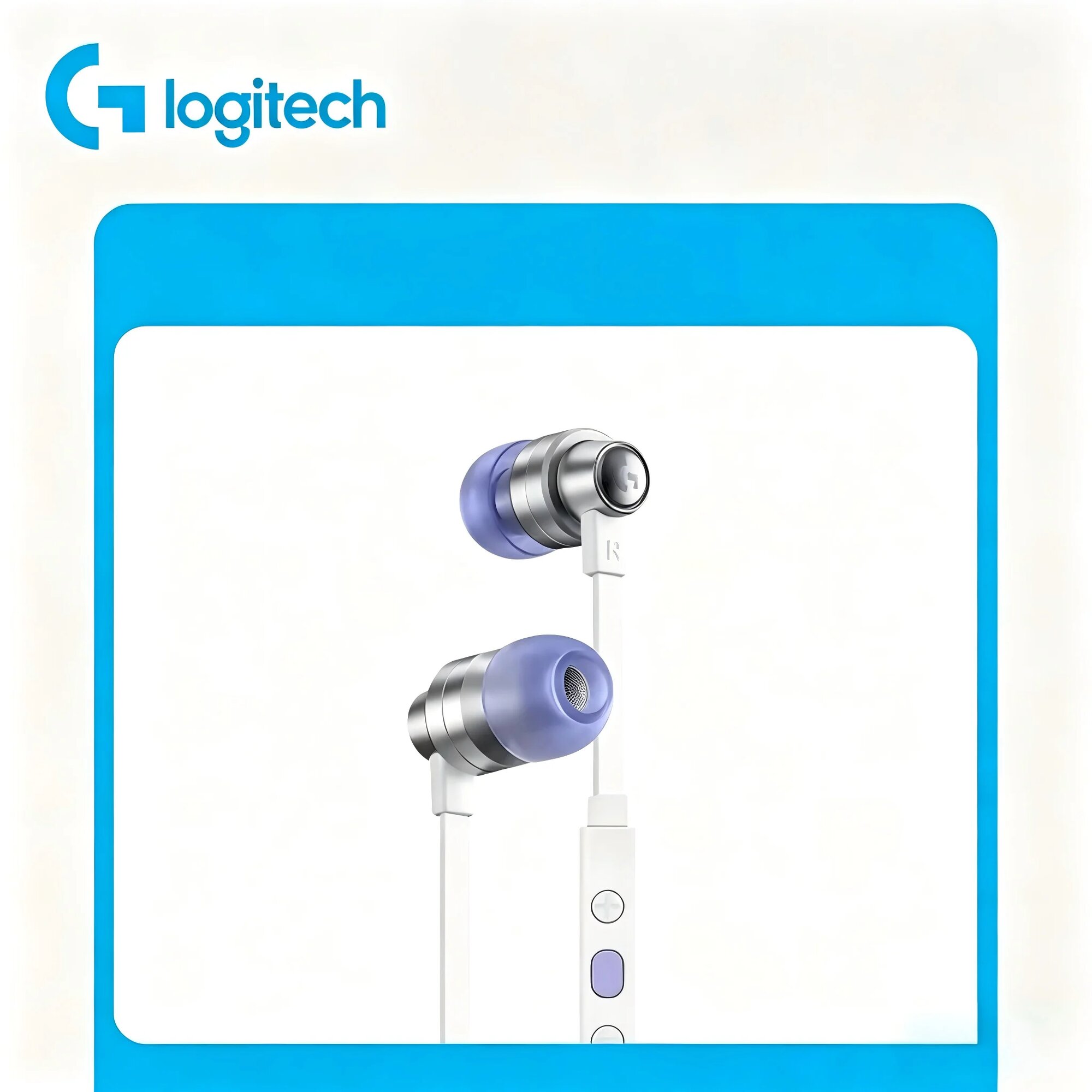 Logitech G333 проводные игровые наушники White