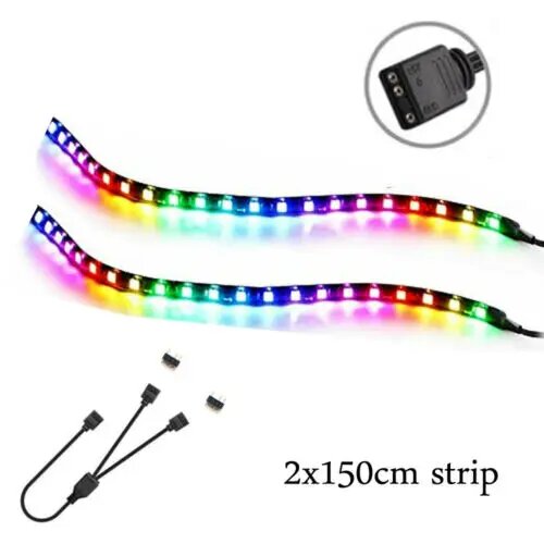 ARGB LED лента 2x150cm, 60leds 1m, non waterproof