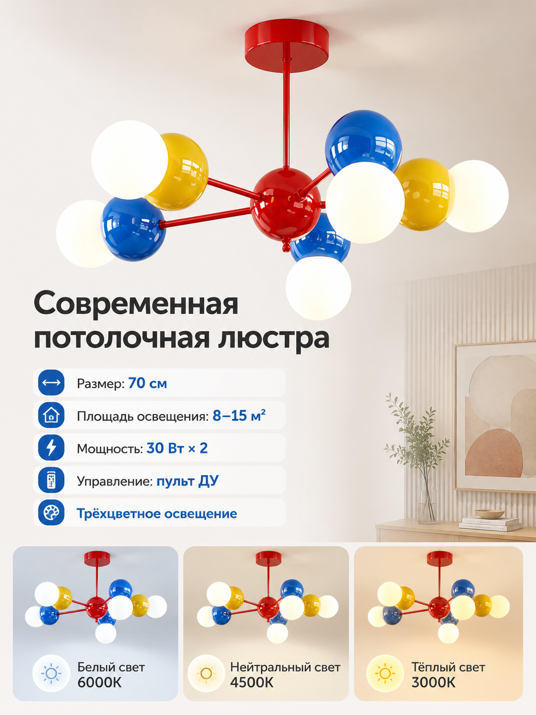 Осветительные приборы - люстра потолочная - Потолочный светильник - люстра -JC lighting