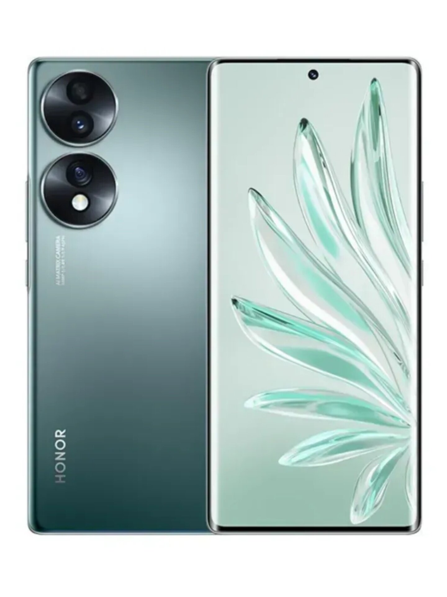 Honor Смартфон HONOR 70 Global 12/256 ГБ, Nano-SIM, NFC, зеленый