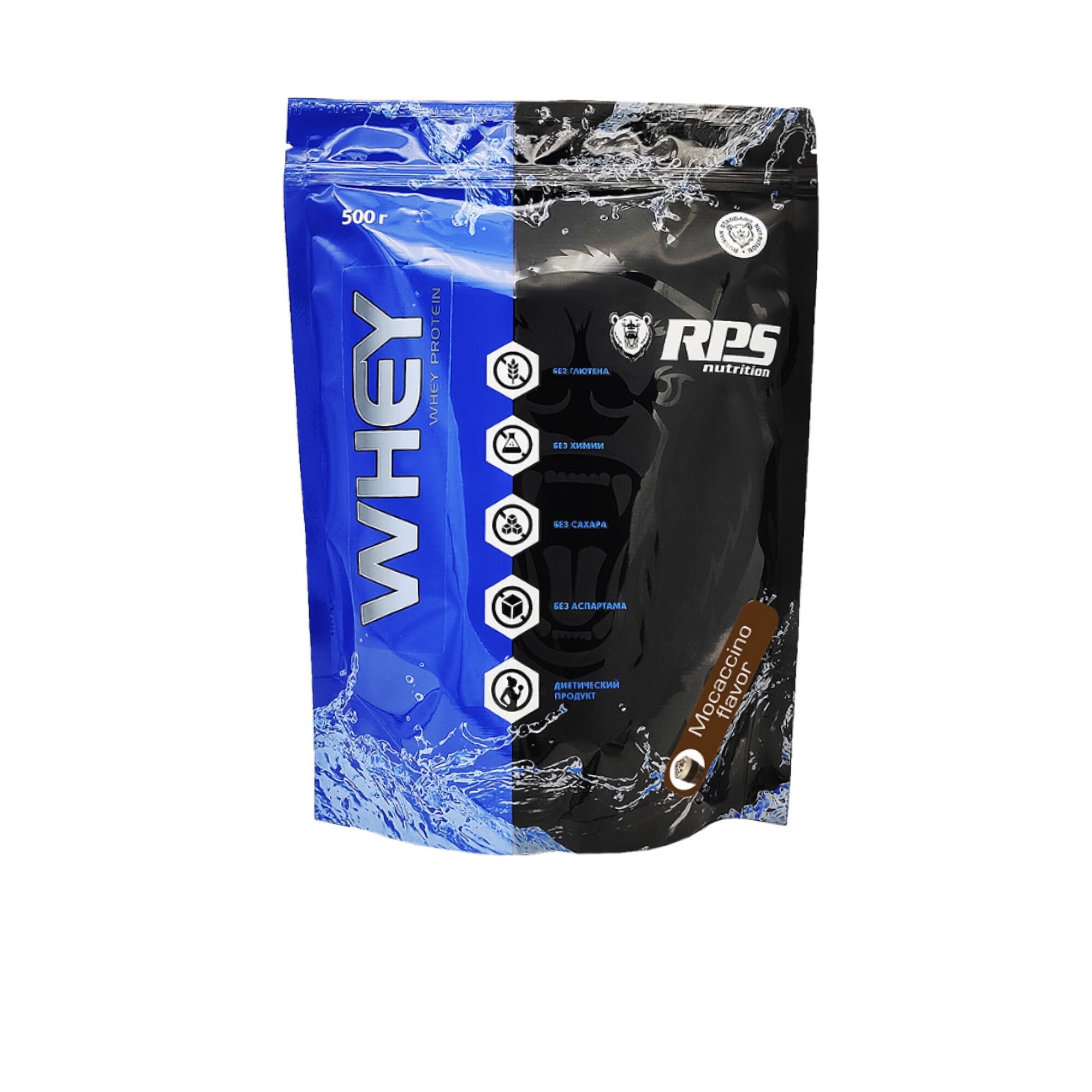 Протеин RPS Whey Protein 500 г, вкус: мокачино