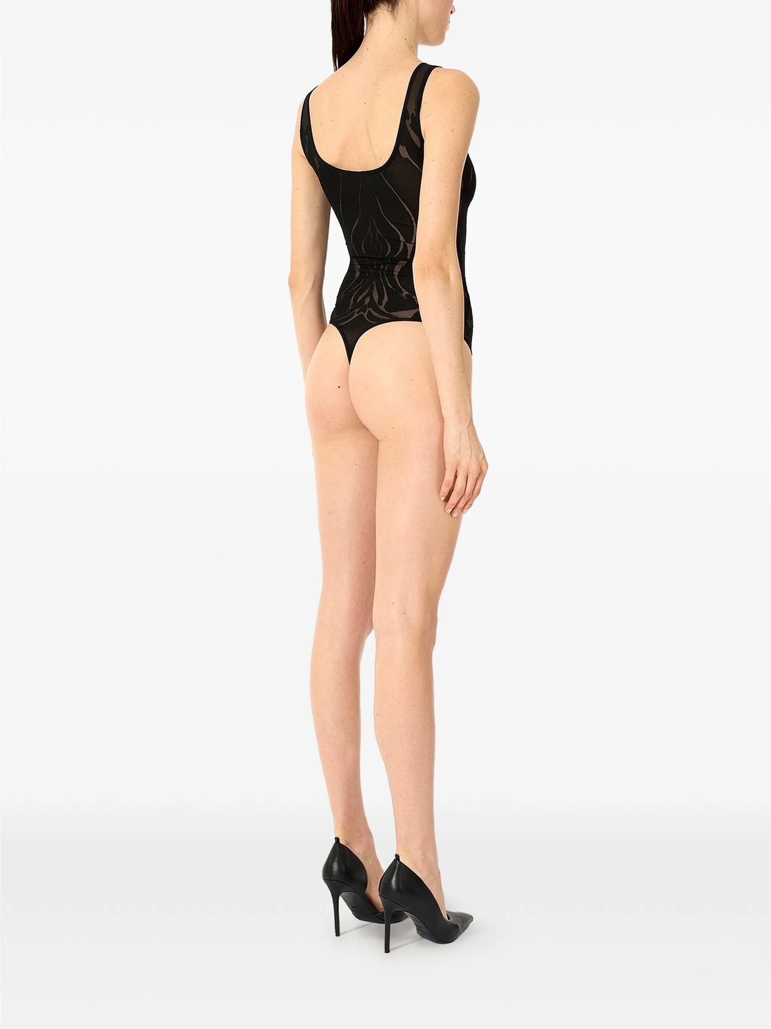 Боди бельевое Wolford Rose Shadow, размер 40 — фото 1