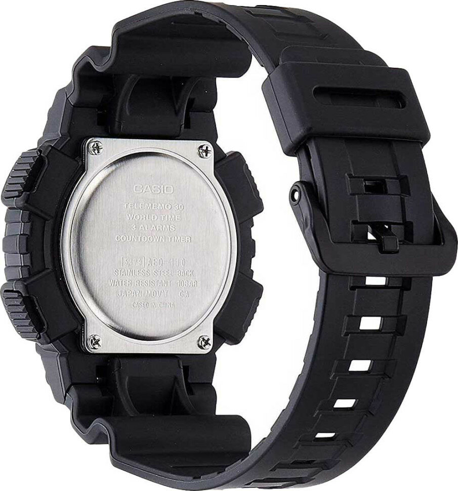 Наручные часы CASIO Collection, черный, зеленый — фото 1