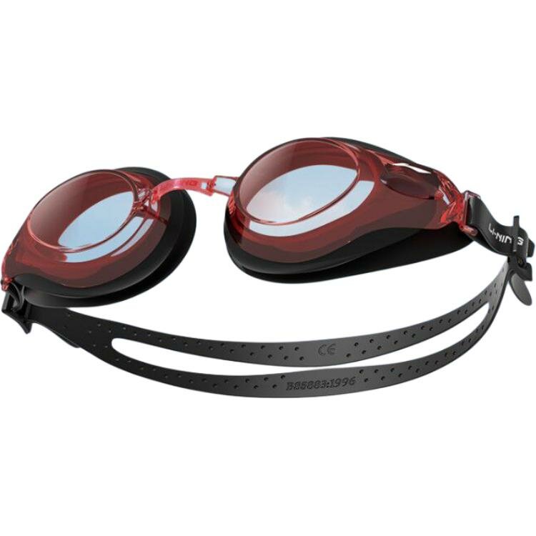 Очки для плавания унисекс Li Ning Swim Goggles Silicone Swim, черные