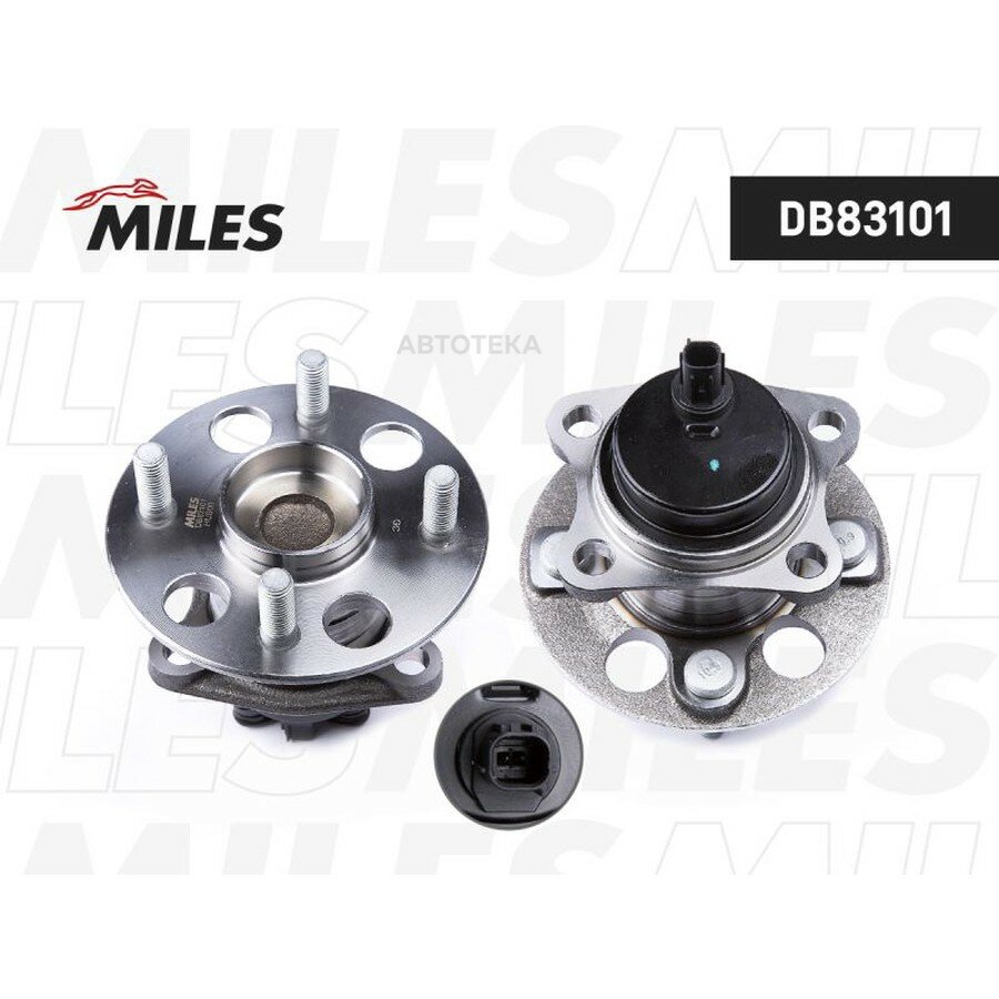 Ступица с подшипником TOYOTA YARIS I-III 99- зад. +ABS MILES DB83101