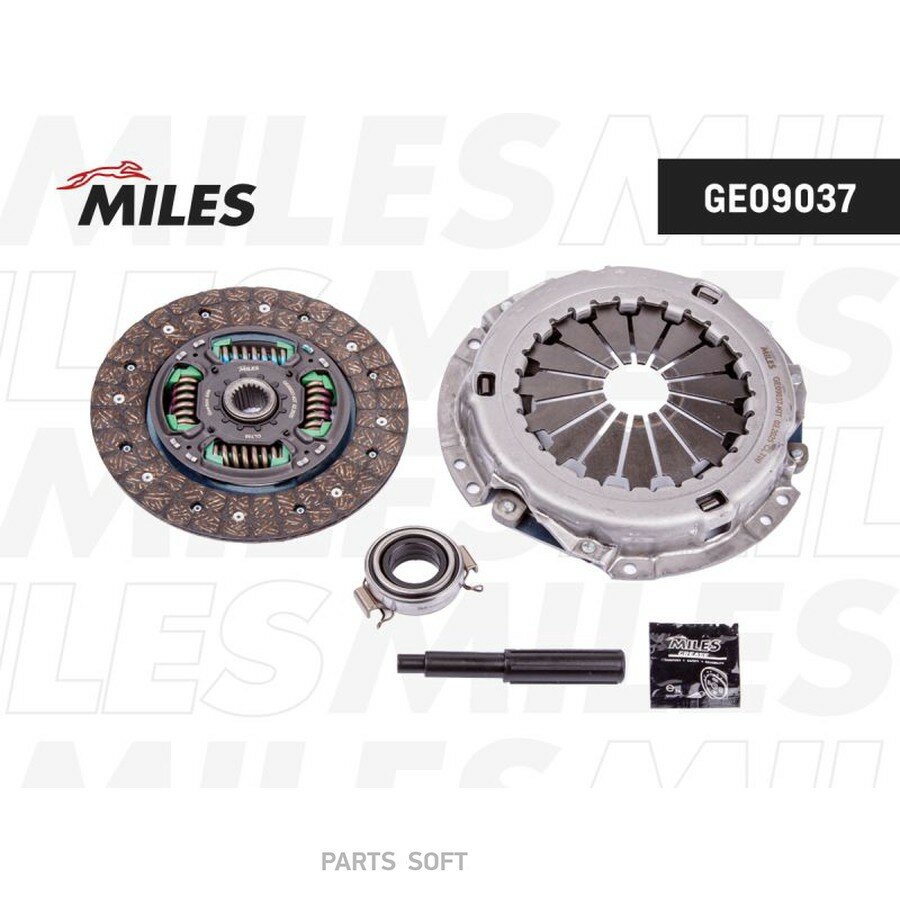 GE09037 MILES Сцепление с подшипн. TOYOTA Corolla II-IX, Carina-E, Avensis-I, II 1.3-1.8 '87-07 MILES GE09037 | цена за 1 шт