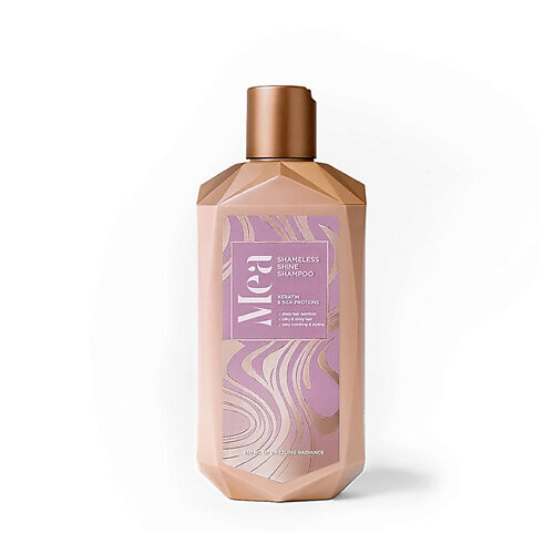 MEA Шампунь для блеска волос с кератином и протеинами шелка Shameless Shine Shampoo, 450 мл