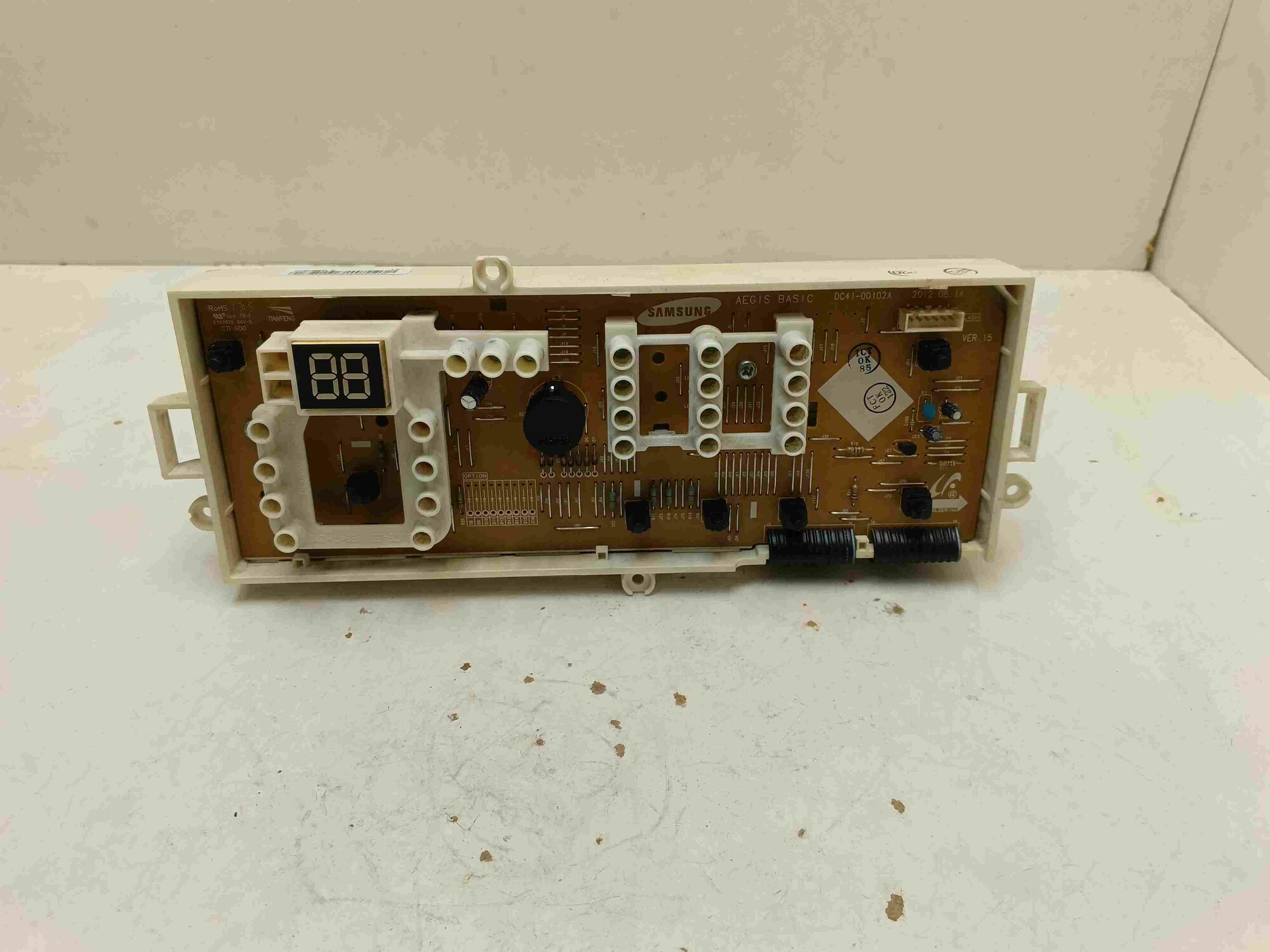 WF1500NHW кт222 Электронный модуль для стиральной машины Samsung WF1500NHW б/у