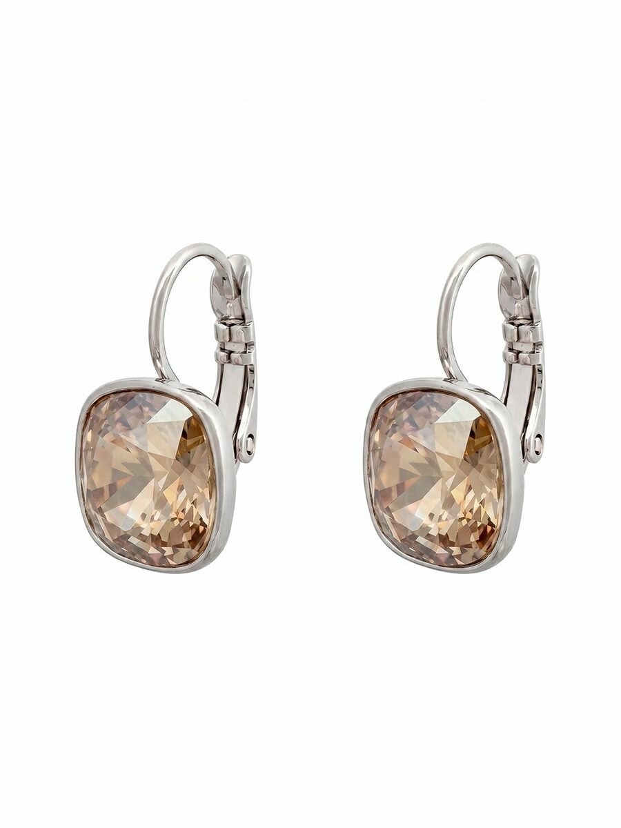 Серьги, кристаллы Swarovski, стекло