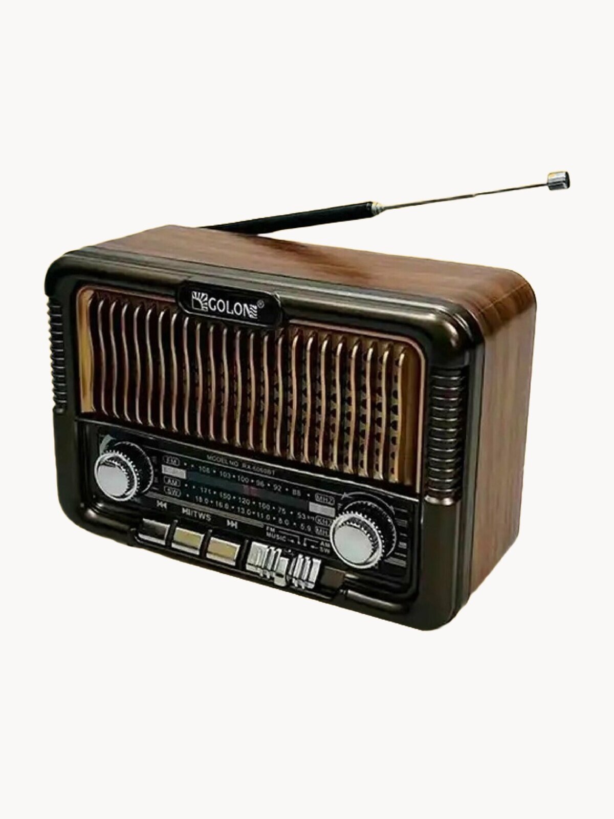 Радиоприемник RX-6060BT в стиле Ретро. Радиоприемник с хорошим приемом и звуком.