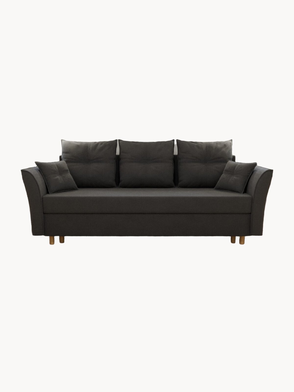 Прямой раскладной, "Хай-тек" диван-кровать, размеры 230х80х100, ППУ, Велюр, Велютта люкс 32