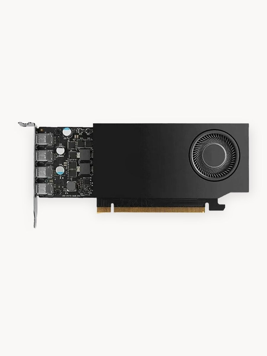 Видеокарта PCI-E nVidia Quadro RTX A400 (900-5G172-2260-000) 4GB GDDR6 64bit 8nm 1762/12000MHz 4*Mini-DP
