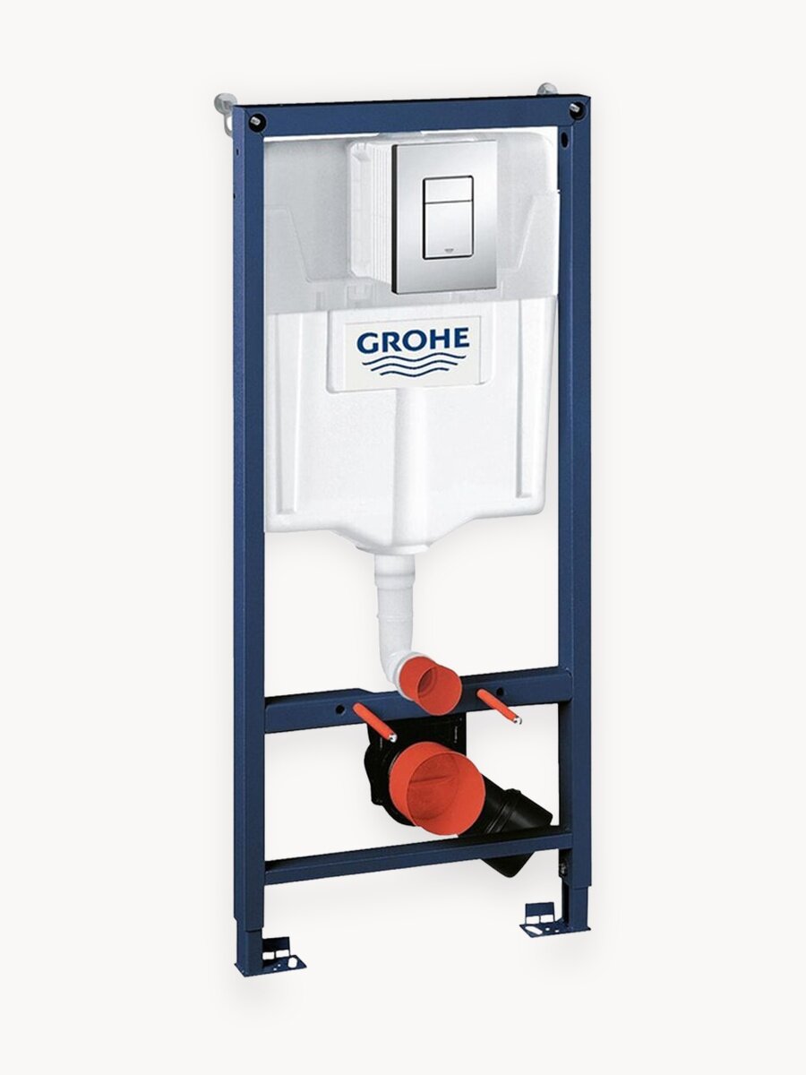 Инсталляция с унитазом 6 в 1: инсталляция Grohe 38772001+унитаз безободковый Amore di Mare Temo Bidet P322-X+сиденье микролифт
