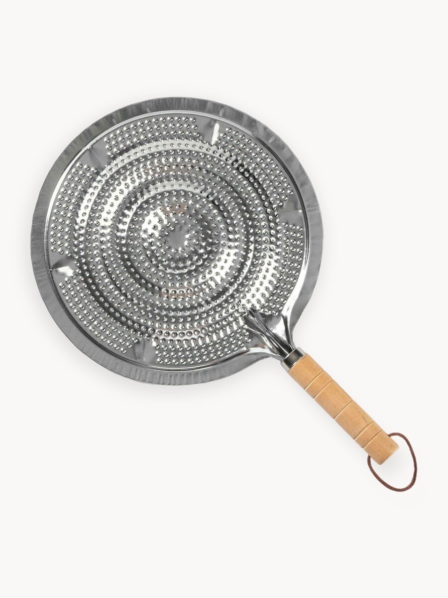 Рассекатель огня «Ретро», диаметр 21 см, 32 × 21 × 2 см, цвет: серый