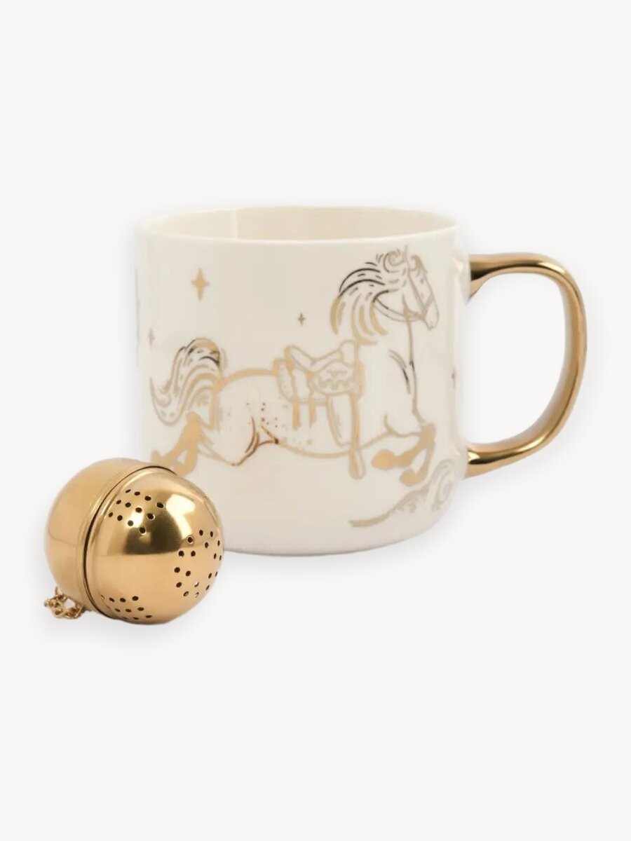 Кружка Anna Lafarg Лошадь/Звезда