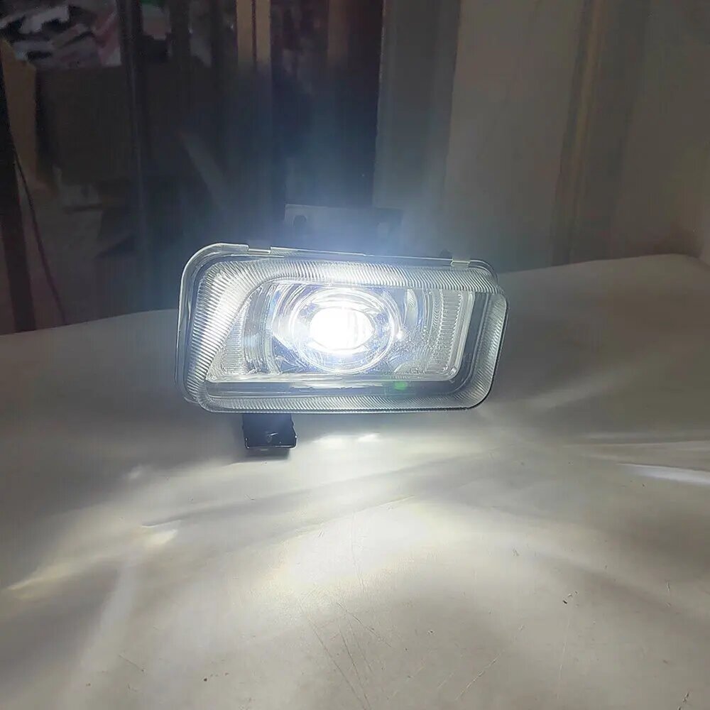 2 шт. для Isuzu ELF 700P противотуманный бампер противотуманные фары белый желтый свет грузовика 2008- противотуманные фары дальнего света Drl