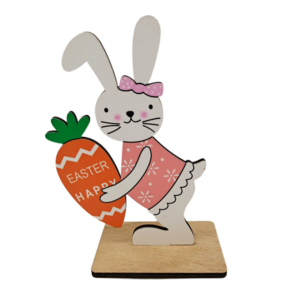 Деревянное украшение "Пасхальный кролик"-№ 7