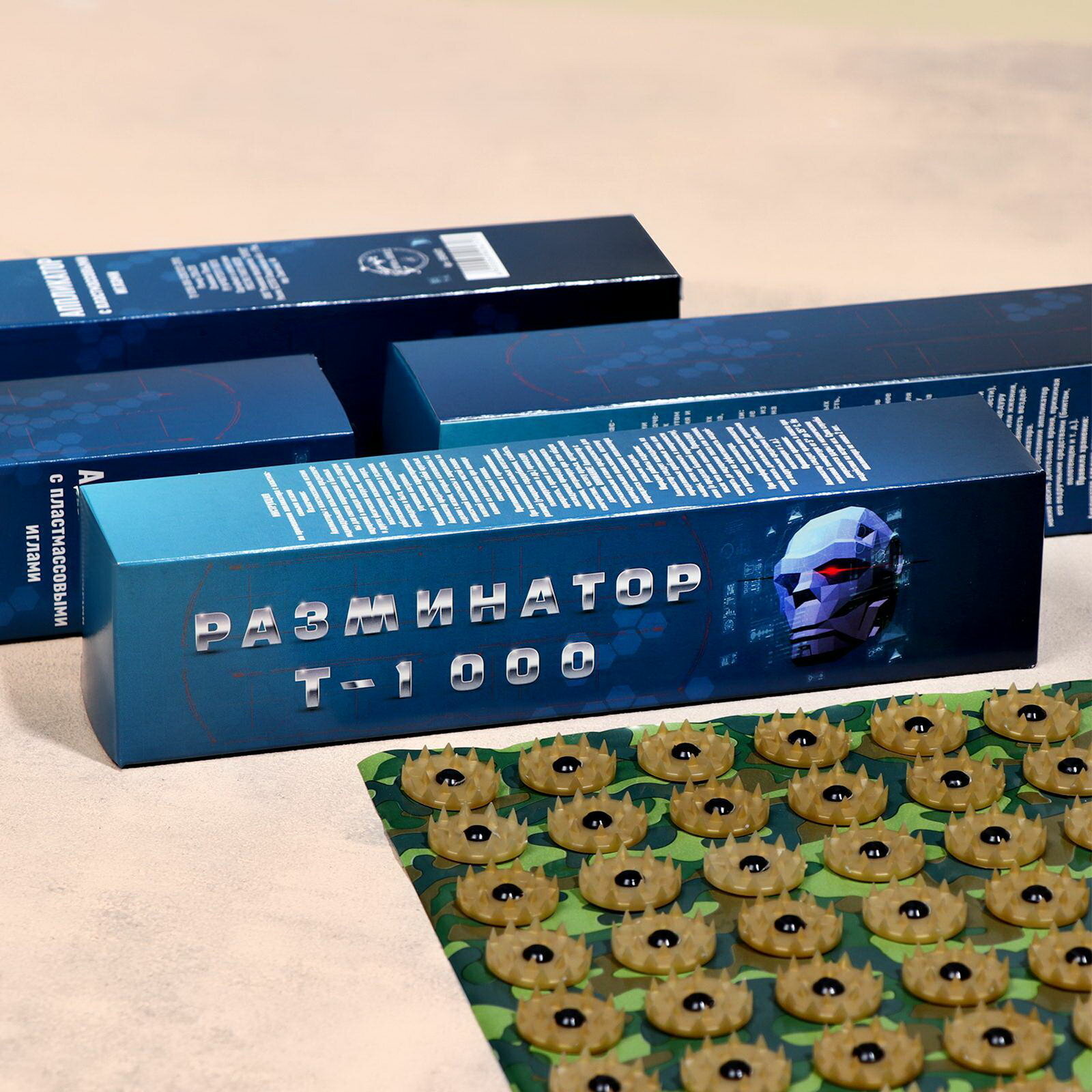 Аппликатор Кузнецова "Разминатор Т-1000", 70 колючек, плёнка, 23x32 см