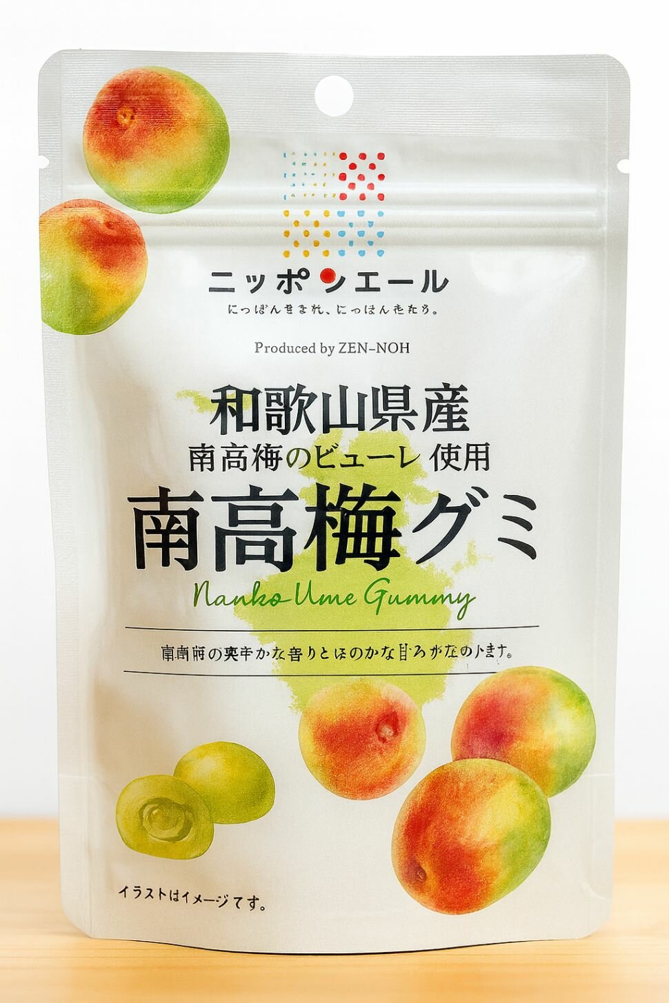 Мармелад Ниппон Эль 40г "Слива Умэ из Вакаяма" , Nippon Ale, Zen-Noh Foods