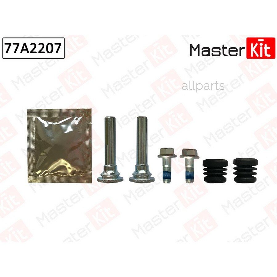 MASTERKIT 77A2207 Комплект направляющих тормозного суппорта CHEVROLET AVEO MASTERKIT 77A2207