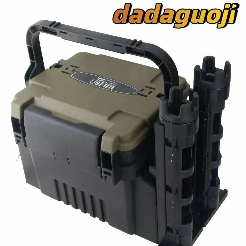 JSFUN Ящик для рыбалки и хранения снастей форелевый ;315x177x230mm; Около1.9 кг