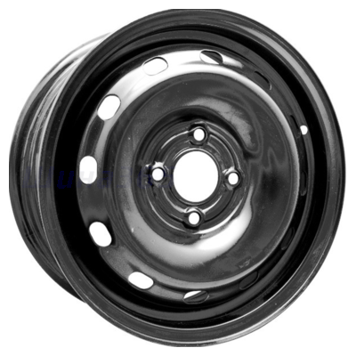 Штампованный колесный диск ТЗСК Renault Logan 6x15/4x100 ET40 D60,1 Черный