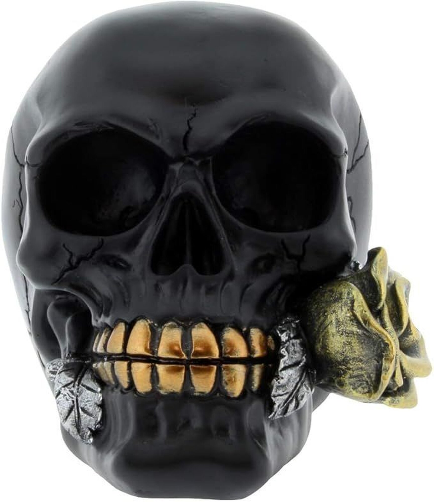 Статуэтка Nemesis Now - Black Rose from the Dead - Черная роза из мертвых, 15 см, черный, 801269114350