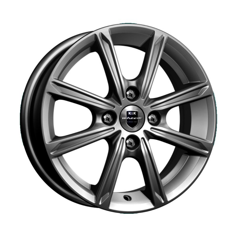 Диск колесный КиК Флэш 5,0x13 4x100 Dia67.1 ET45 цвет дарк платинум