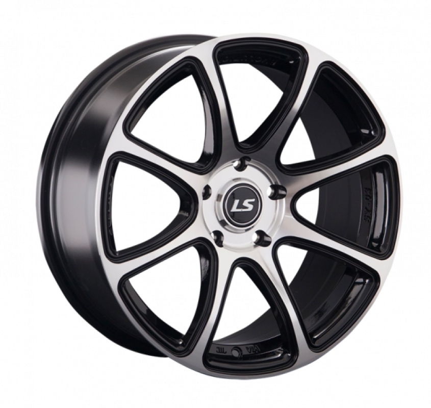 Диск колесный LS Wheels 327 7,5x17 5x114,3 Dia73.1 ET40 цвет BKF (черный)