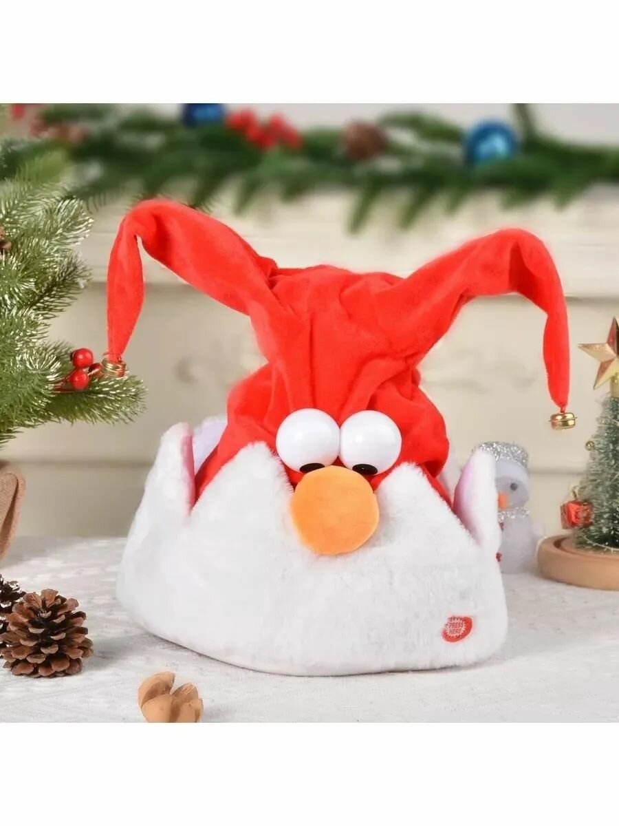Новогодний музыкальный колпак "Дед Мороз"