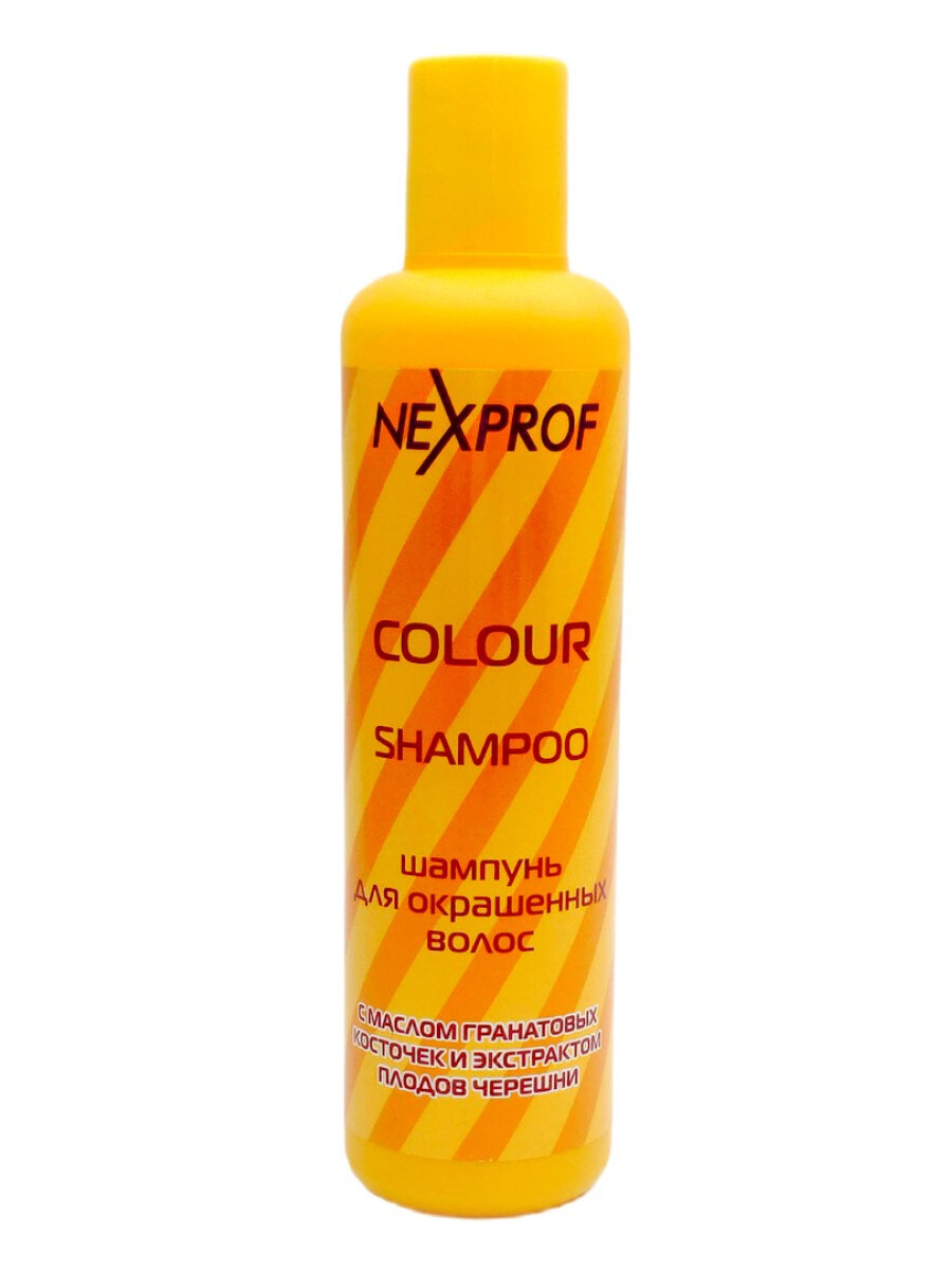 Nexxt Шампунь для окрашенных волос с маслом гранатовых косточек и экстрактом плодов черешни, 250 мл