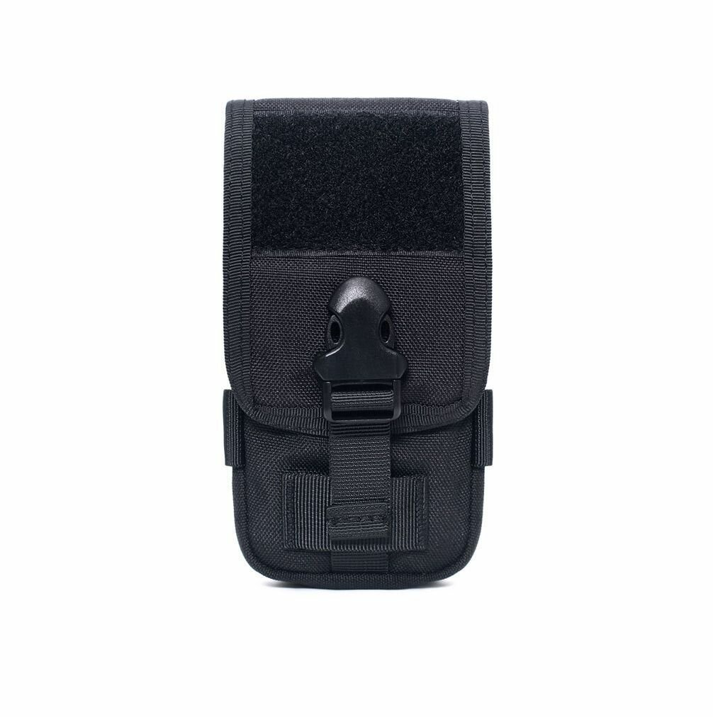 Подсумок для телефона тактический, сумка на ремень, рюкзак, цвет чёрный
